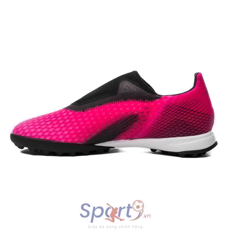 Adidas X Ghosted 3 Laceless Tf Superspectral Shock Pink Core Black