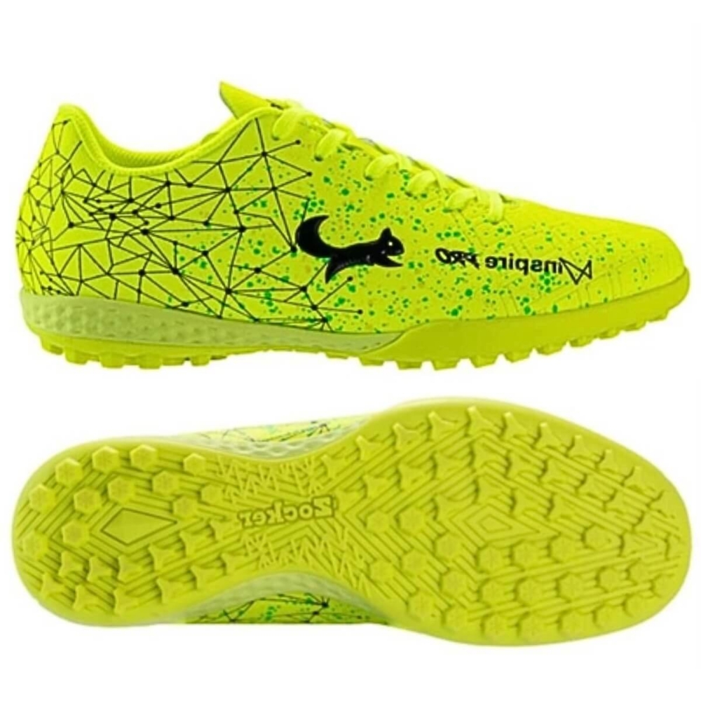 Giày đá bóng cỏ nhân tạo Zocker Inspire PRO - Màu Xanh Chuối | Sport9 ...
