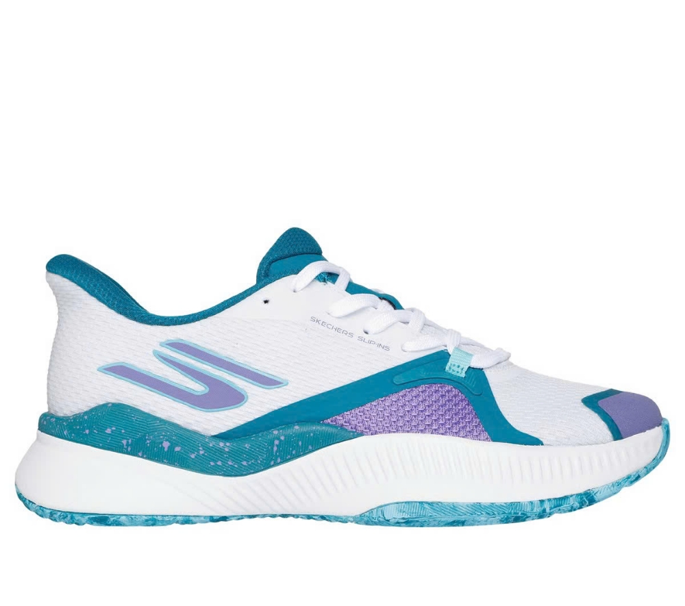 Giày Pickleball Skechers State Champ - 172117/WTPR - Trắng/Xanh/Tím ...