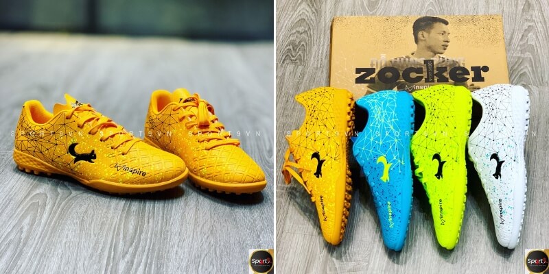Giày đá bóng cỏ nhân tạo Zocker Inspire - Màu Cam | Sport9 Việt Nam